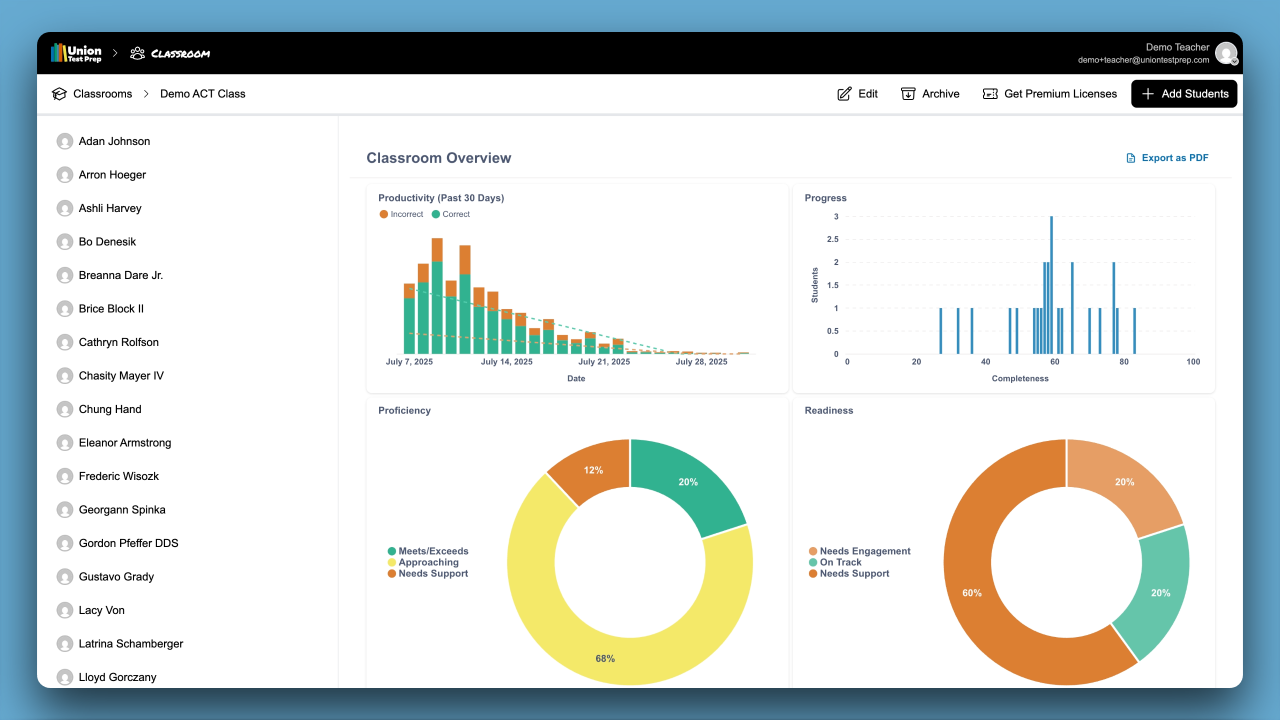 Classrooms - Union Test Prep